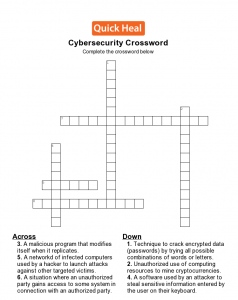 Can you solve this cybersecurity crossword?