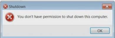 Unable to Shut down or Restart Windows 7 systems