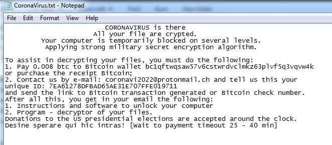Is the Coronavirus becoming an attack channel for ransomware?